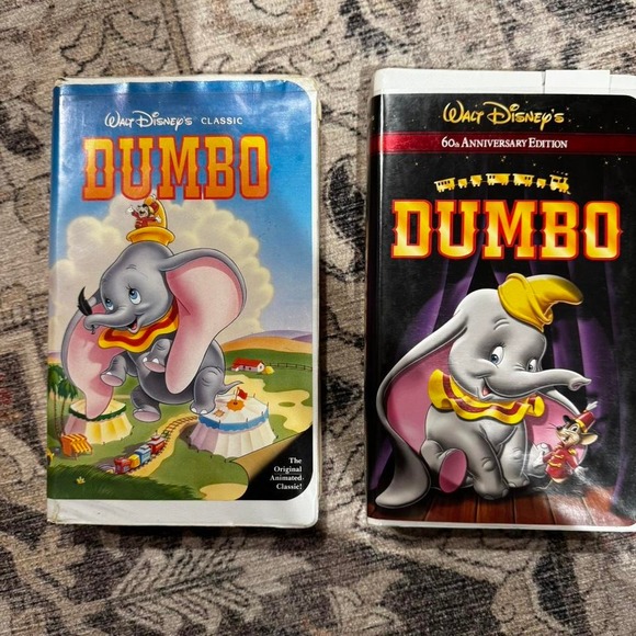 Disney | Cameras, Photo & Video | Disney Dumbo Vhs Double Feature Vhs ...